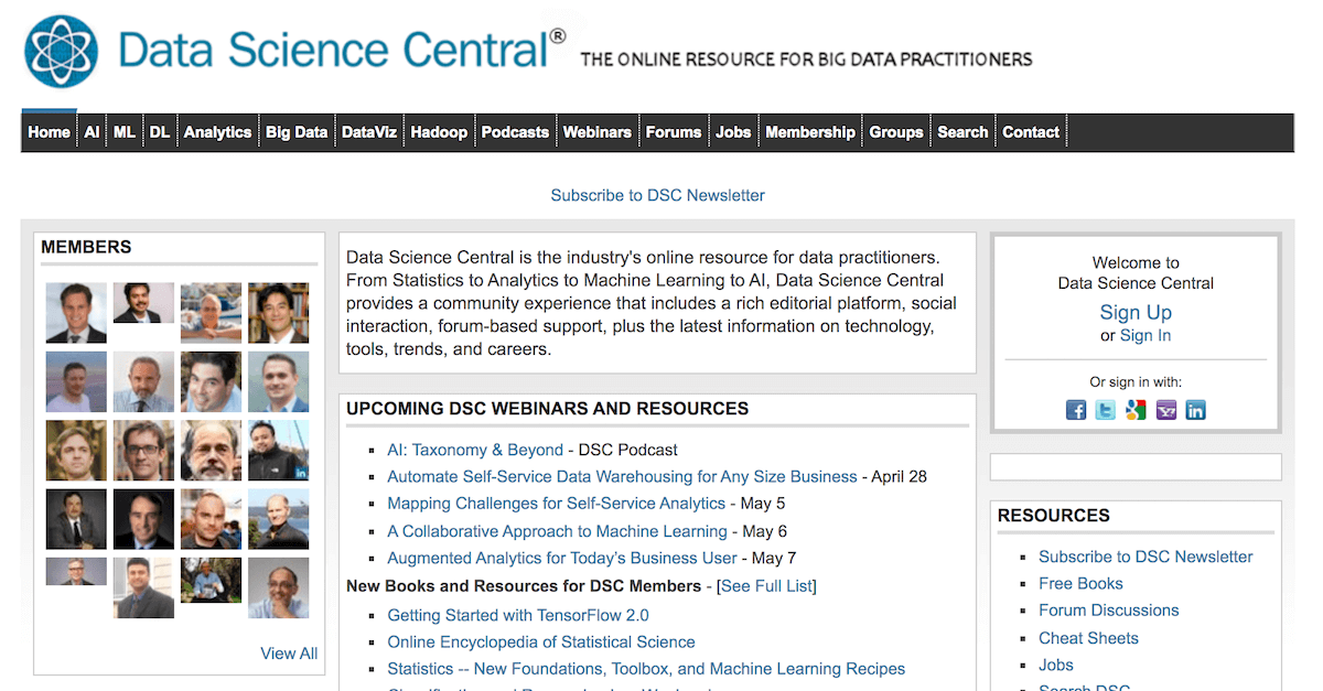 TOP 25 Artificial Intelligence and Big Data News Publications