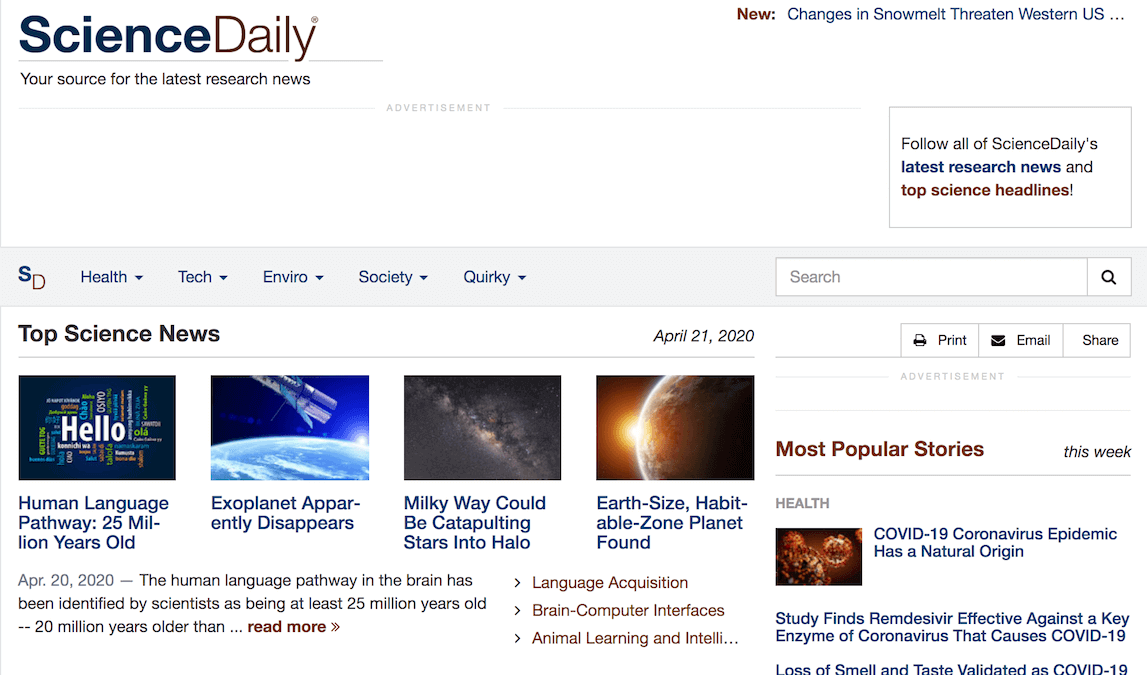 TOP 25 Artificial Intelligence and Big Data News Publications